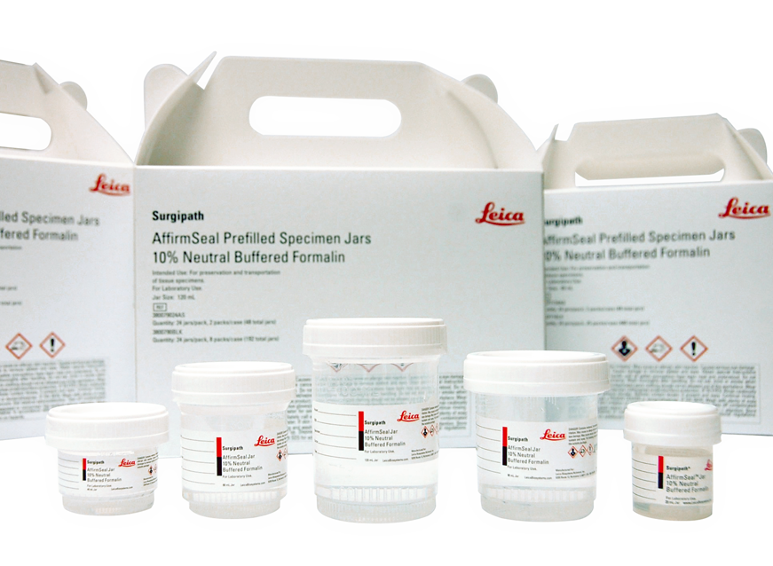 Leica Biosystems Launches Expanded Line of Surgipath AffirmSeal Pre-Filled Specimen Jars for ...