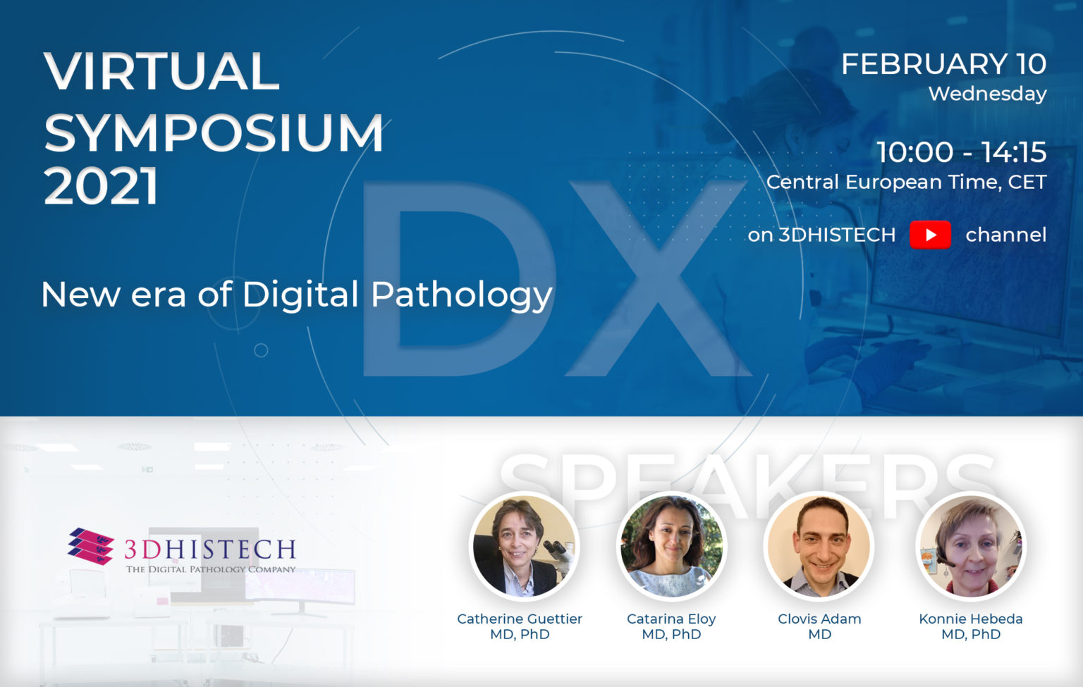 3DHISTECH Invitation to Virtual Symposium 2021: New Era of Digital Pathology | Tissuepathology.com