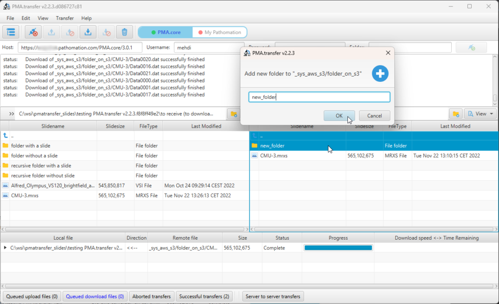 Pathomation: New updated version of PMA.transfer released: easily ...